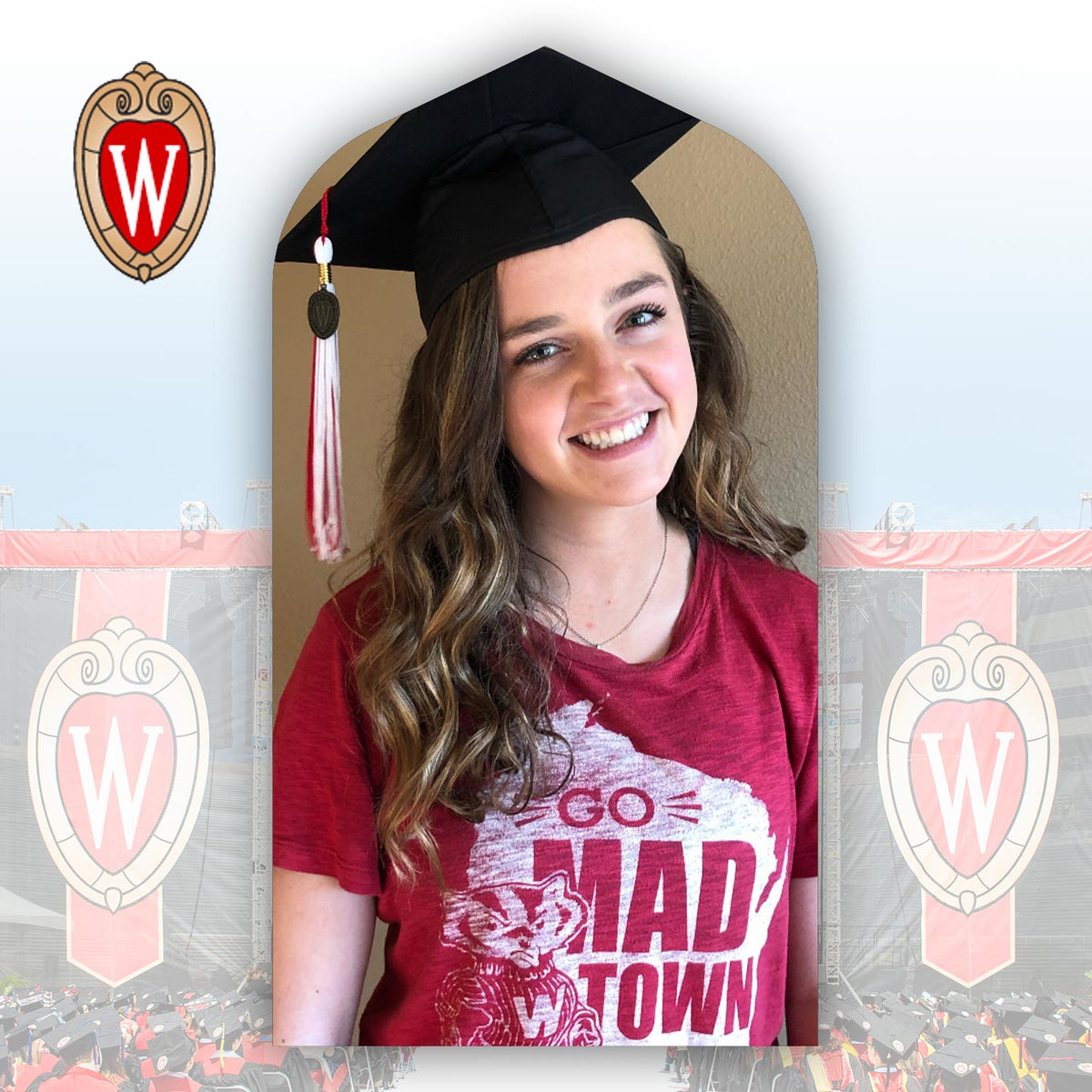 Wisconsin Graduate Bucky Boards – FanCutouts